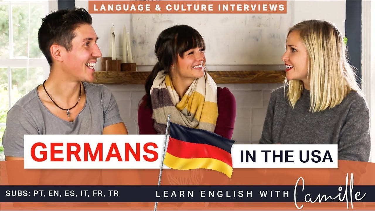 Germans 🇩🇪 in the USA - American Culture and Language Interview - Learn ...