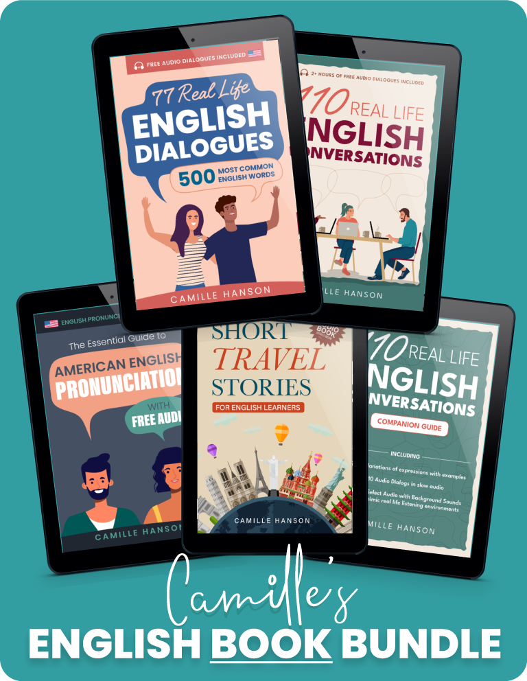 Books by Camille - Learn English with Camille