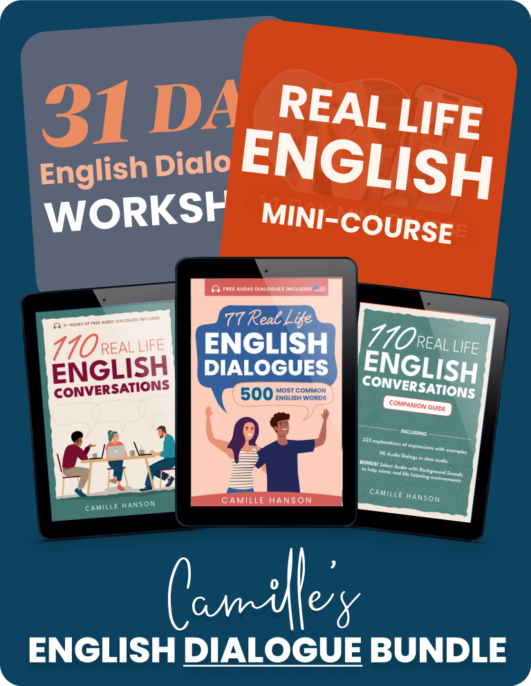 English Dialogue Bundle - Learn English with Camille
