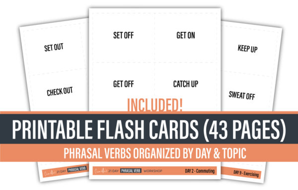 Finally learn phrasal verbs! - Learn English with Camille