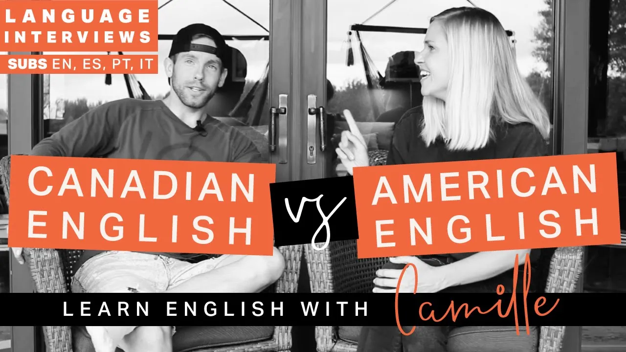 CANADIAN vs AMERICAN English Language & Culture - Interview with a ...