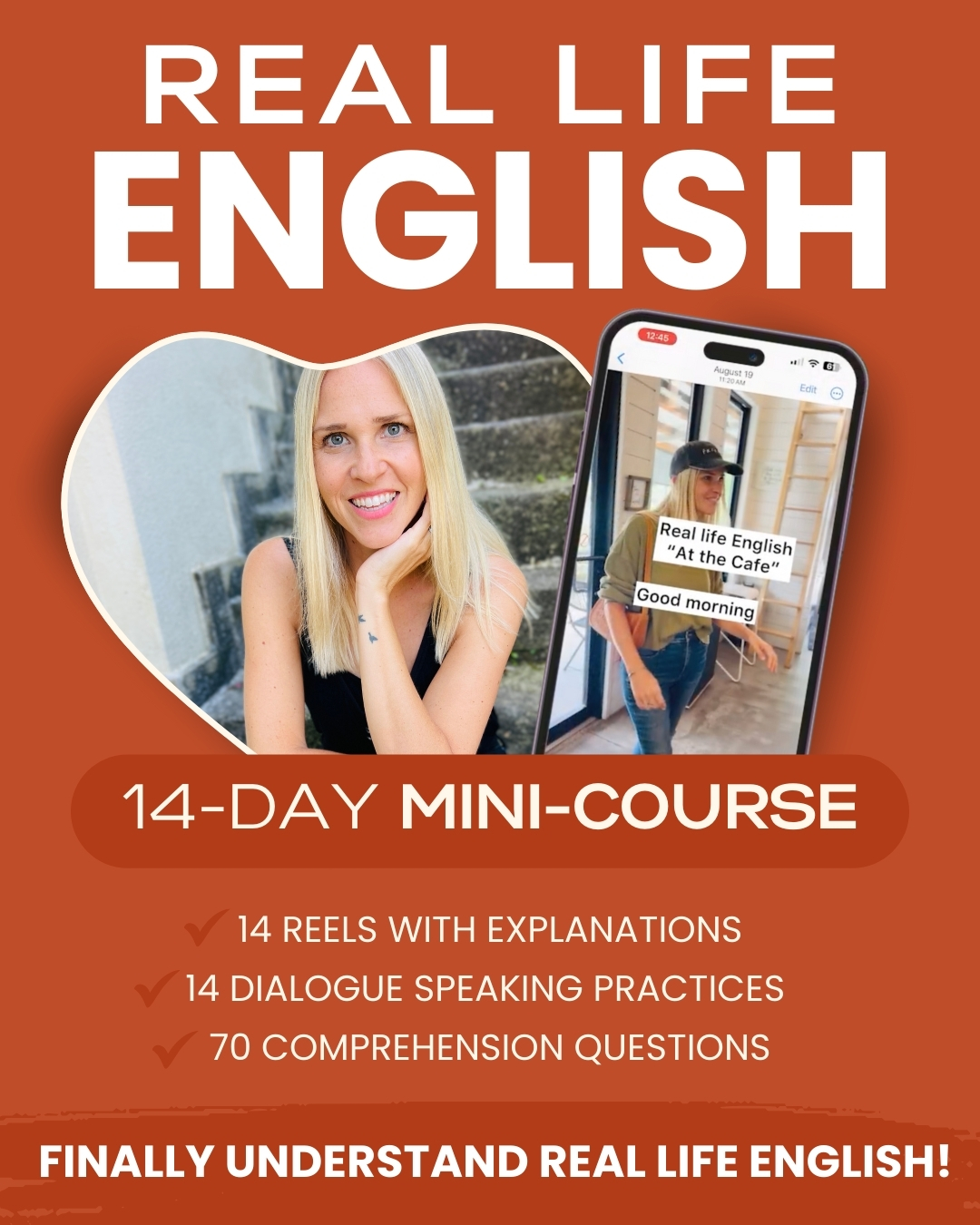 Real Life English Mini Course - Learn English with Camille