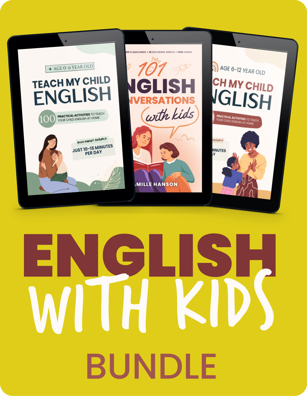 English with Kids Bundle - Learn English with Camille